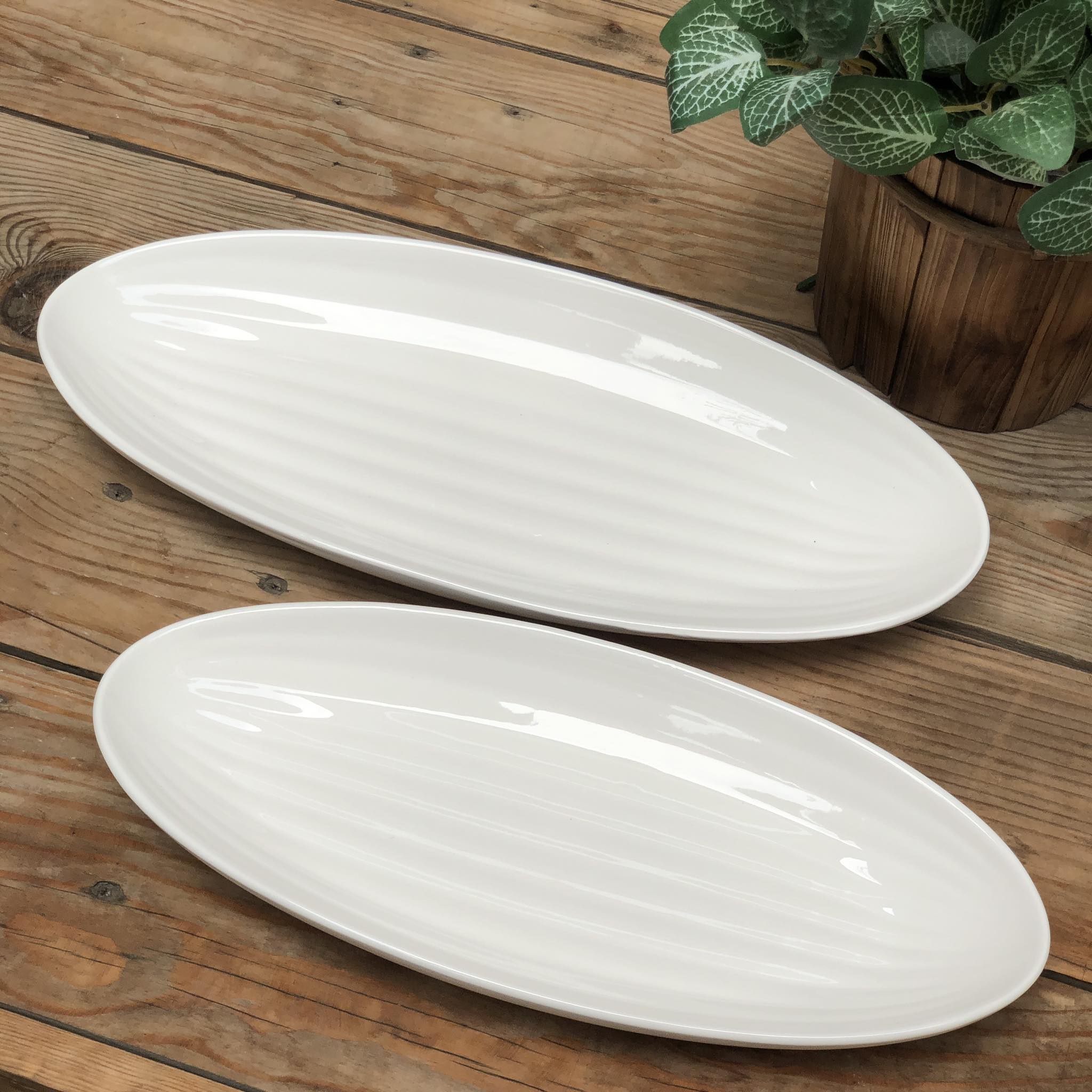 Ceramic Oval Plate Collection – SHOPMURADITOHOME