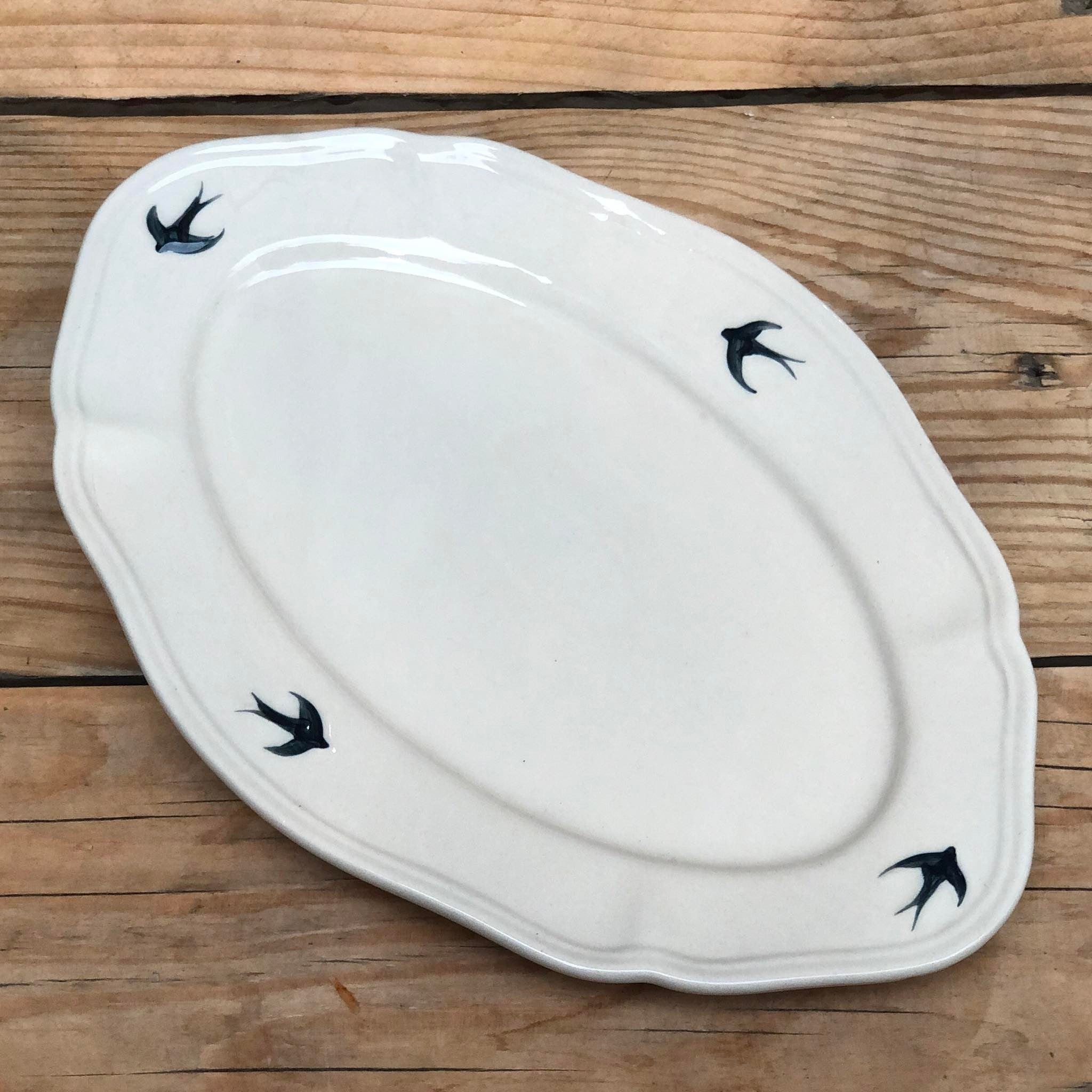 Blue Bird Ceramic Dinnerware Plates – SHOPMURADITOHOME