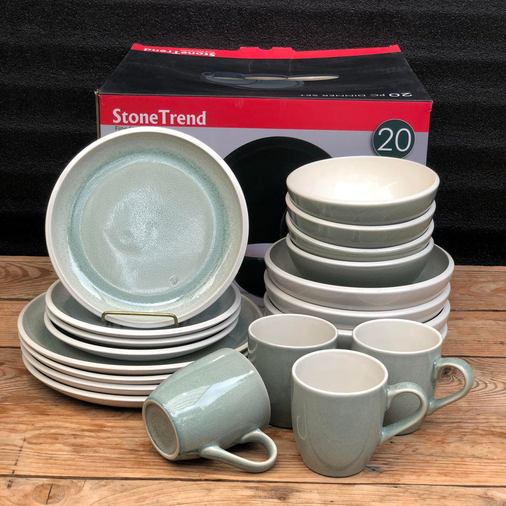 Lucas 20 Piece Set Fine Stoneware Plate – SHOPMURADITOHOME